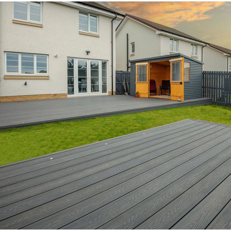 Stone Grey Classic Composite Decking | Dream Decking