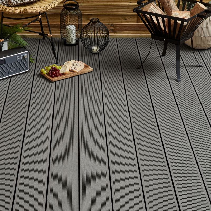 Stone Grey Classic Composite Decking | Dream Decking