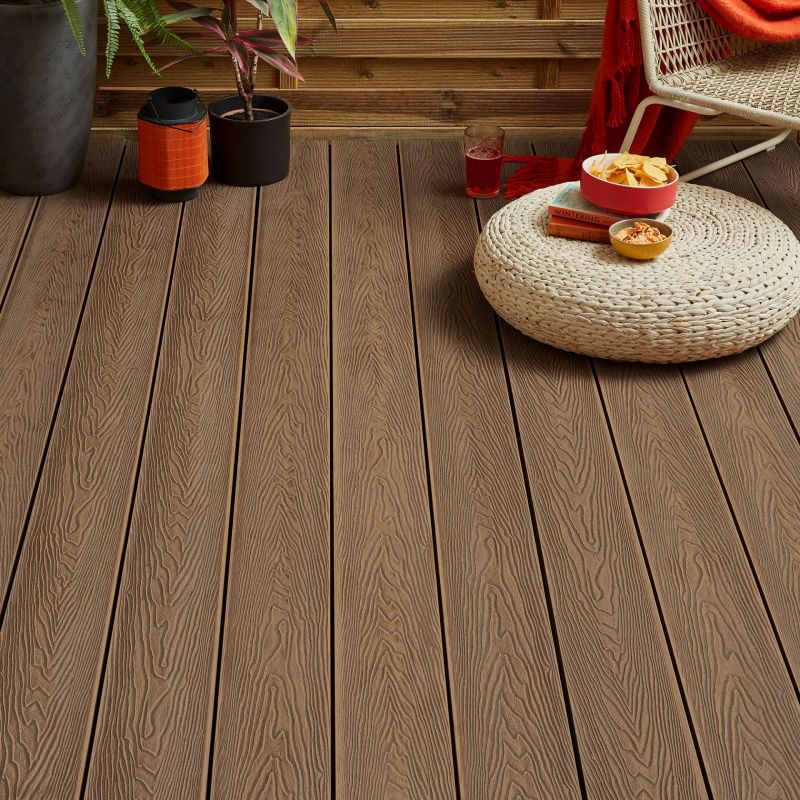 Golden Brown Classic Composite Decking | Dream Decking
