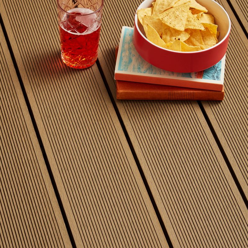 Golden Brown Classic Composite Decking | Dream Decking Golden Brown Classic Composite Decking | Dream Decking