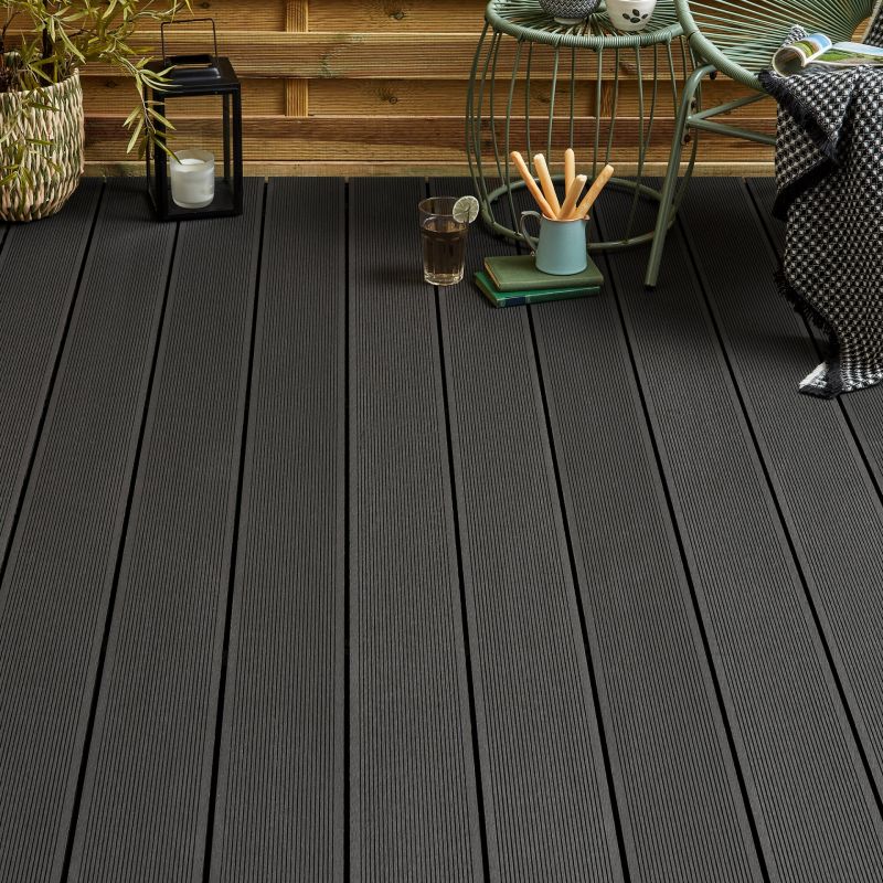Anthracite Grey Classic Composite Decking | Dream Decking