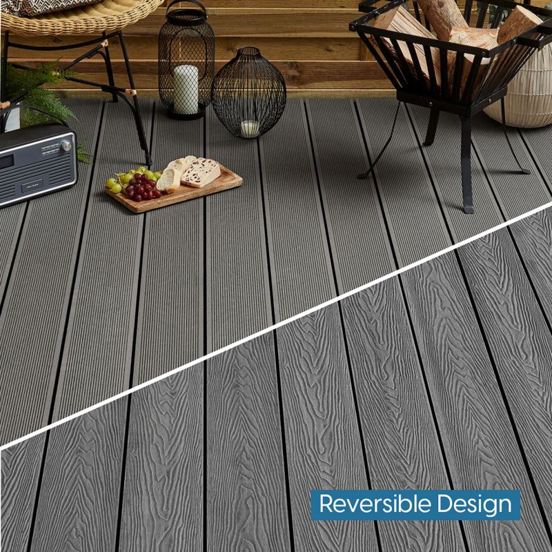 Stone Grey Classic Composite Decking | Dream Decking