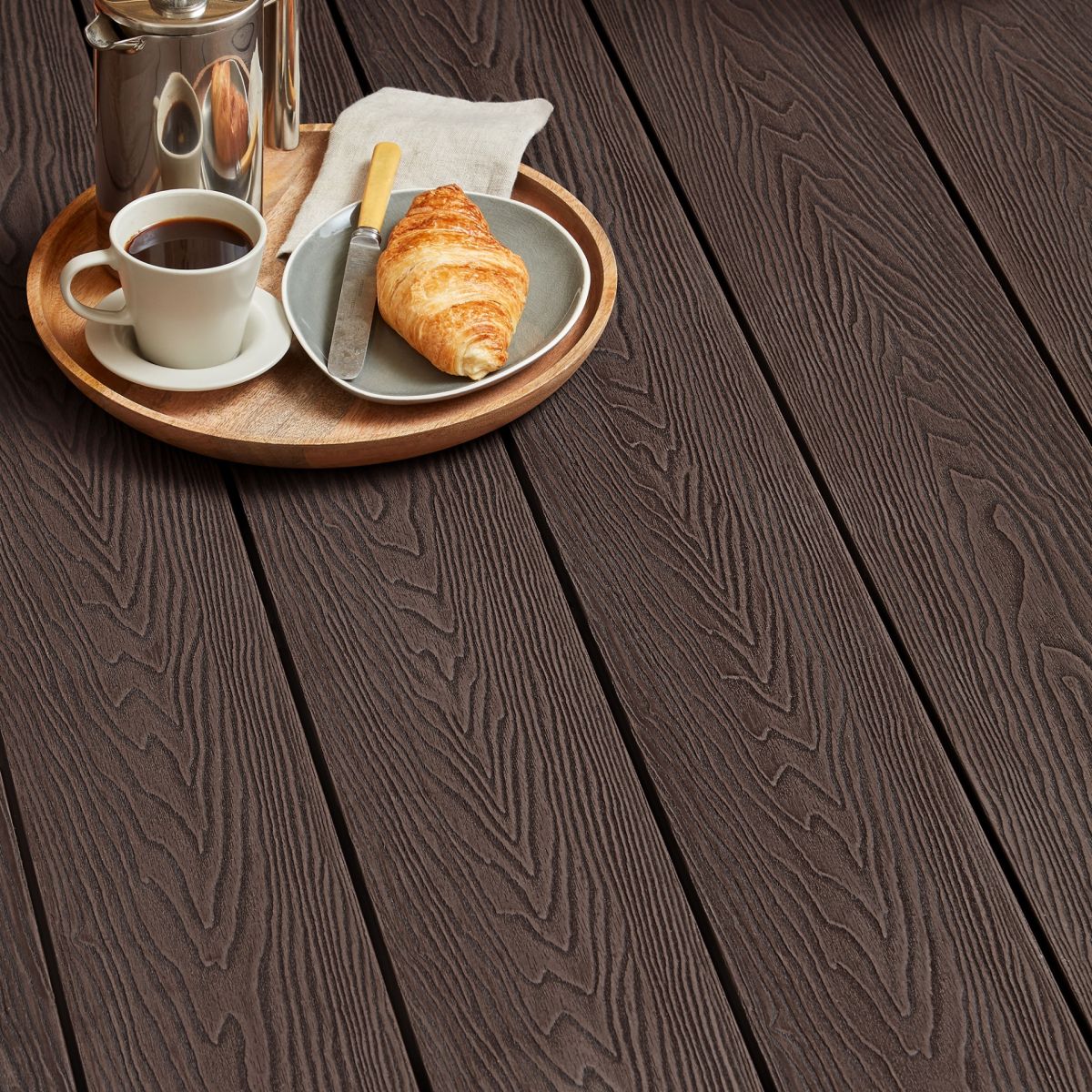 Chocolate Brown Classic Composite Decking | Dream Decking