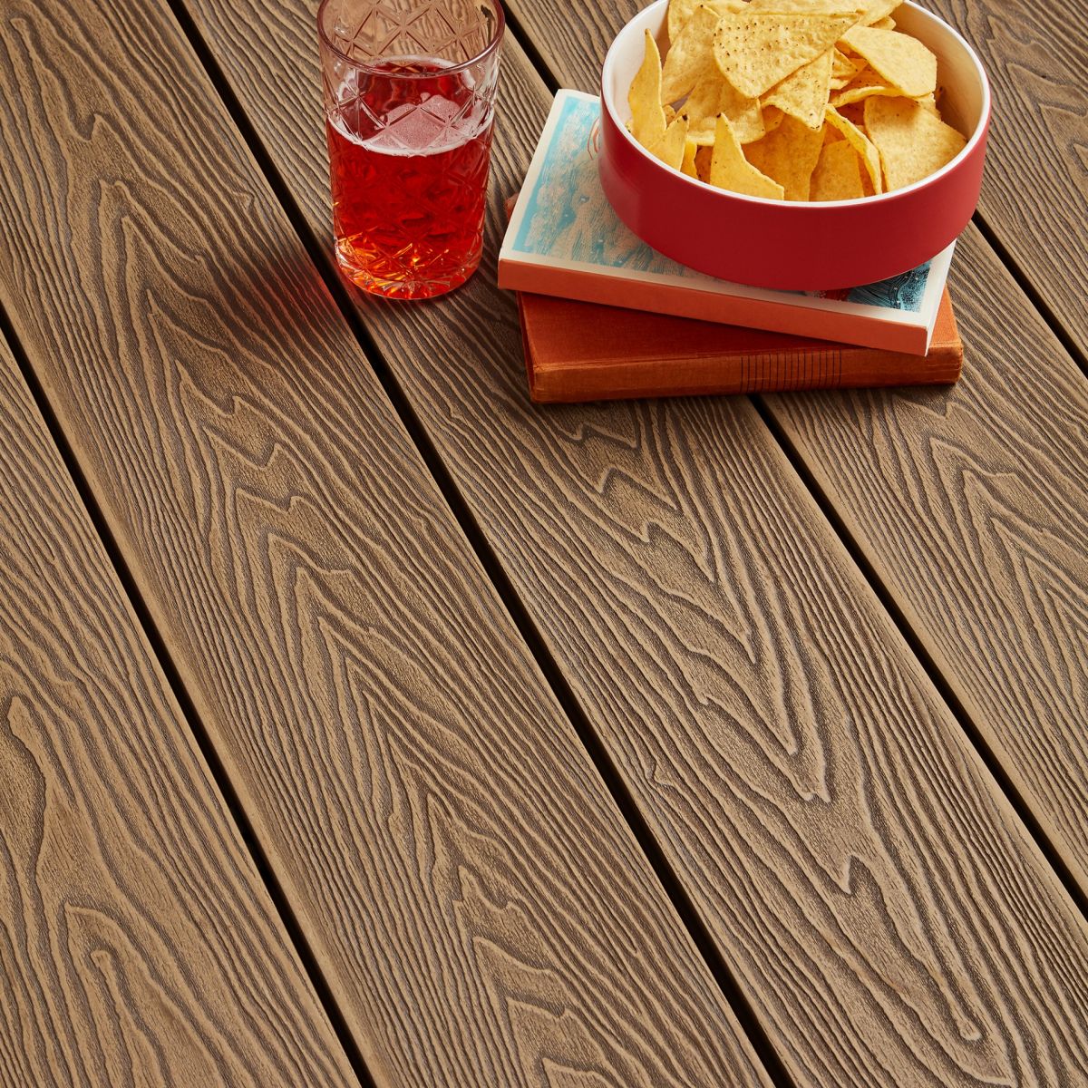 Golden Brown Classic Composite Decking | Dream Decking
