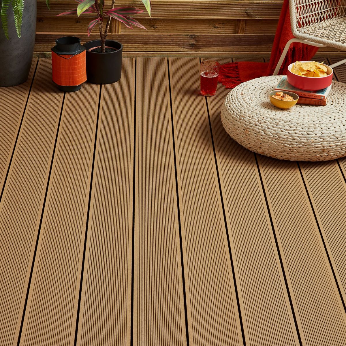 Golden Brown Classic Composite Decking | Dream Decking