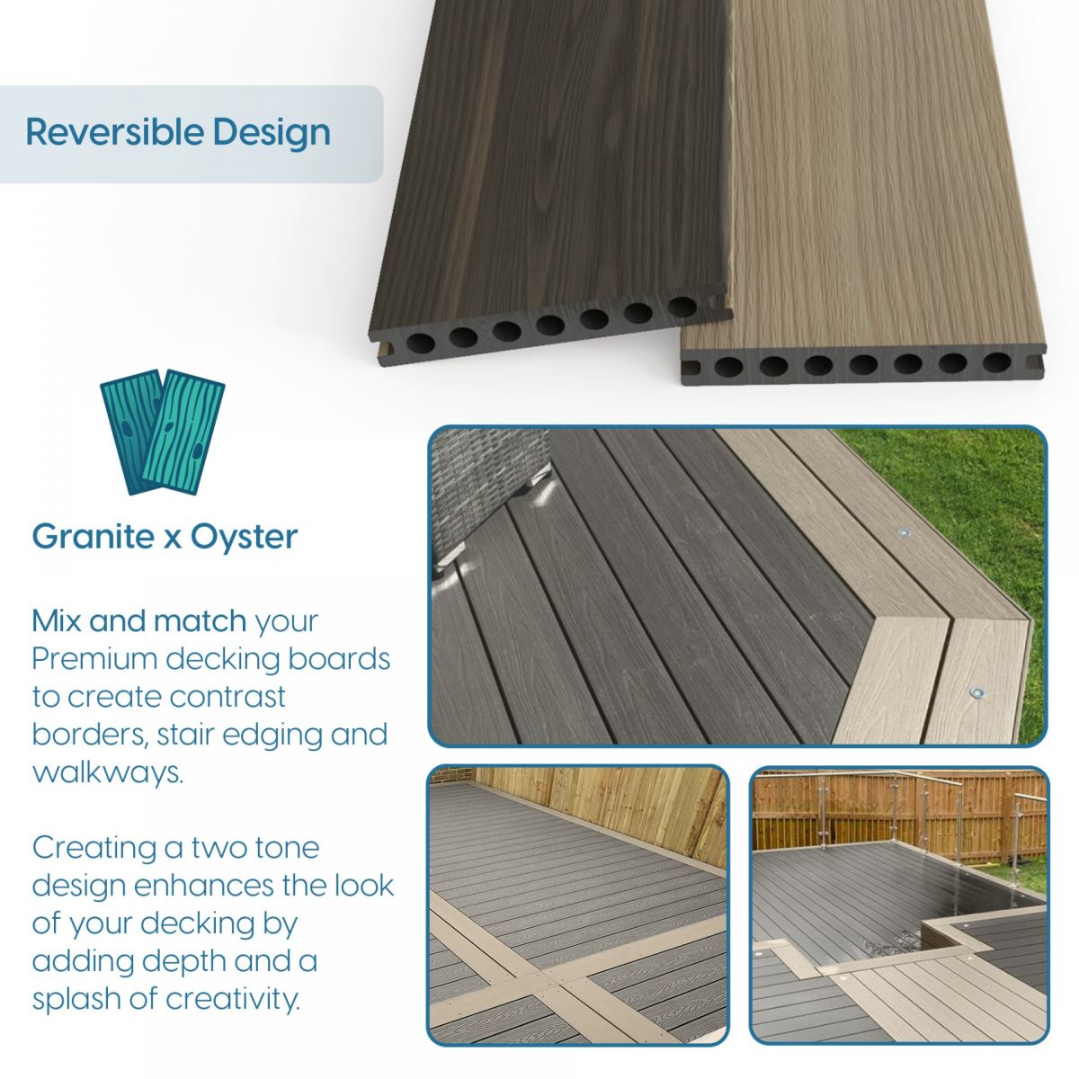 Granite Premium Composite Decking | Dream Decking